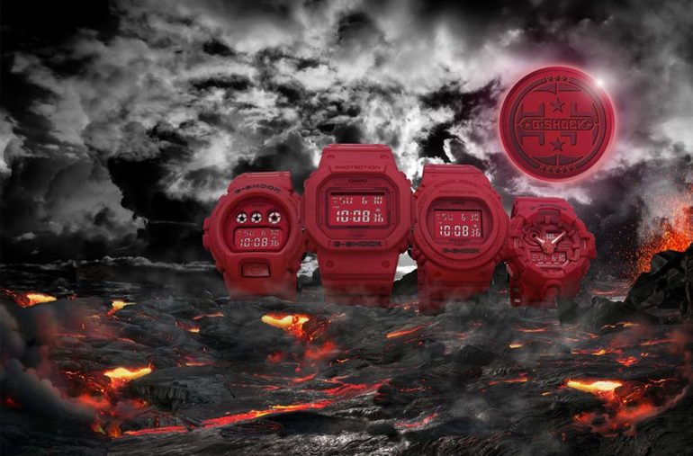 G-SHOCK Celebrates 35th Anniversary With Limited-Edition All-Red Models ...